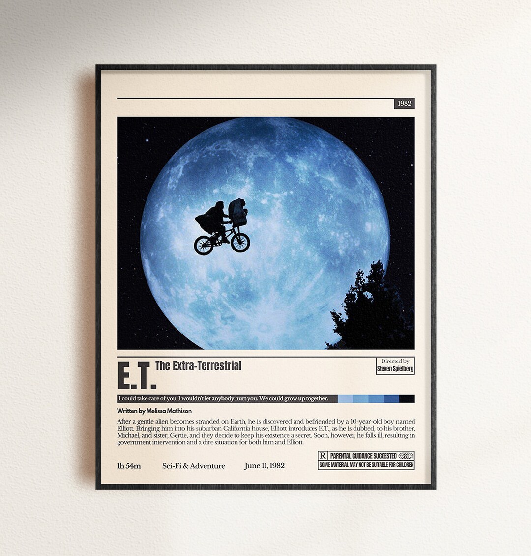 E.T. the Extra-terrestrial-poster-print-digital - Etsy