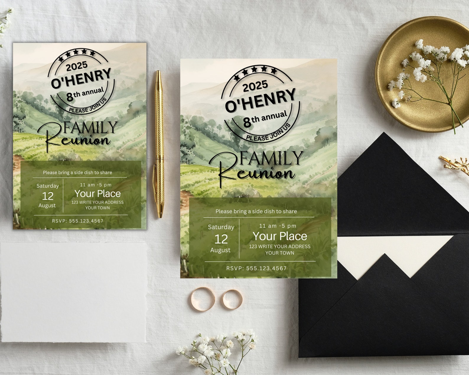 Family Reunion Invitation Editable, Family Gathering Invitation, Cousin ...