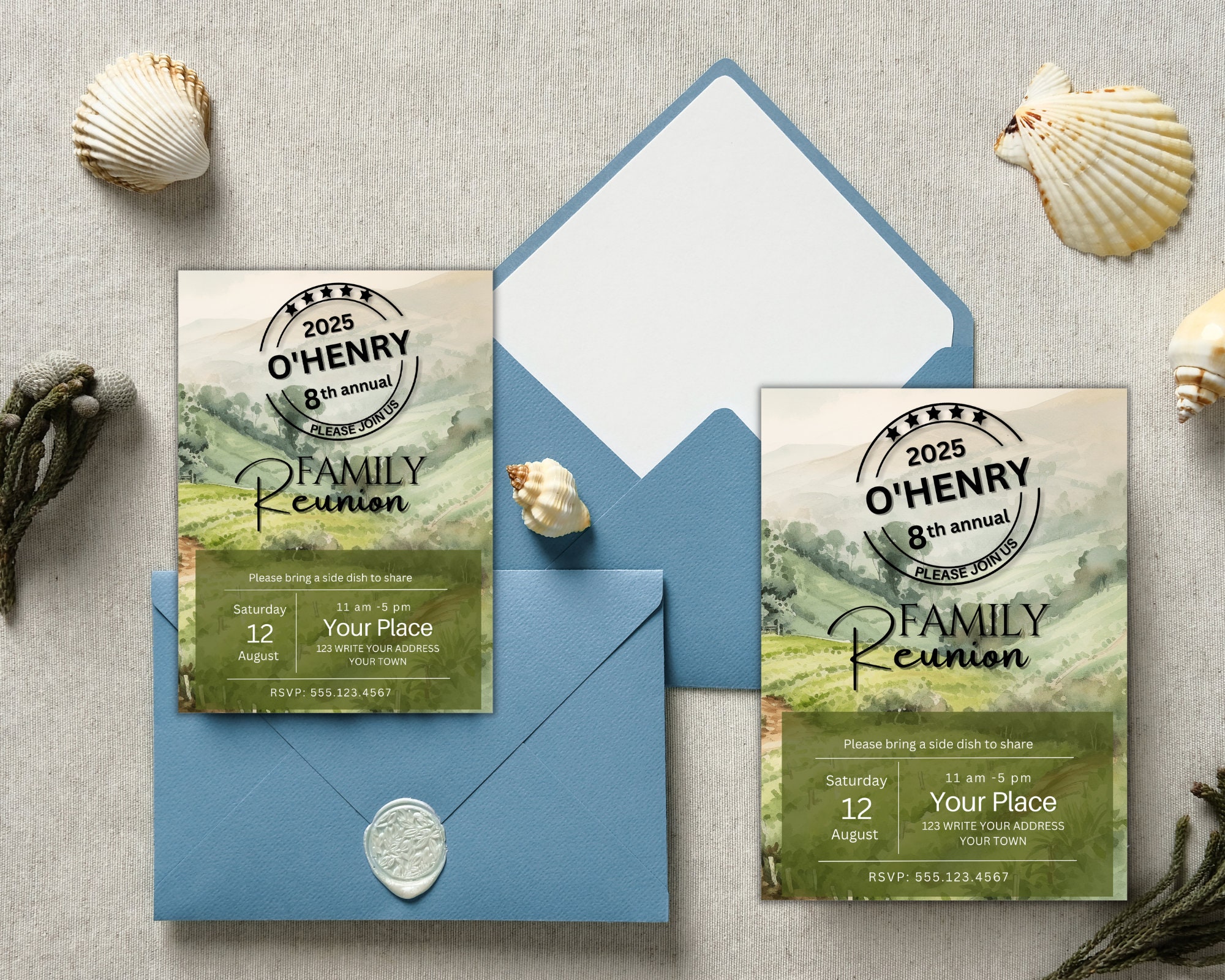 Family Reunion Invitation Editable, Family Gathering Invitation, Cousin ...