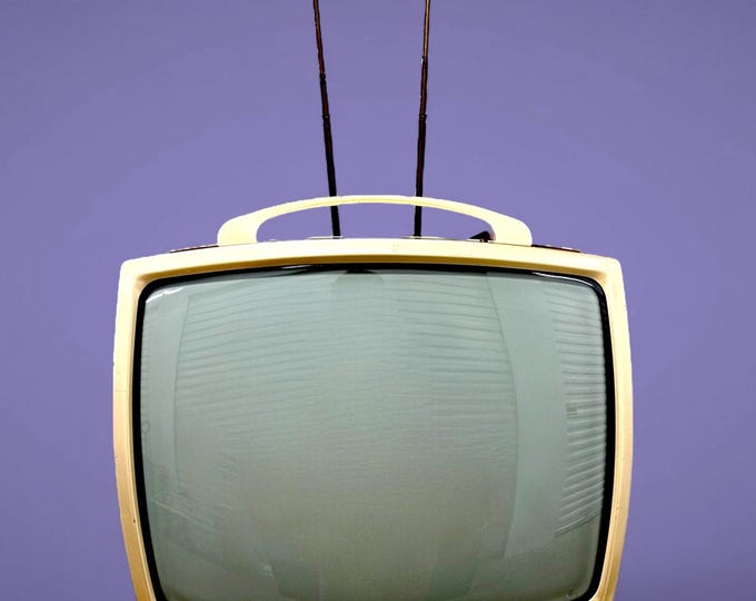 Vintage Setchell Carlson Portable TV – Brushed Gold – Mid Century ...