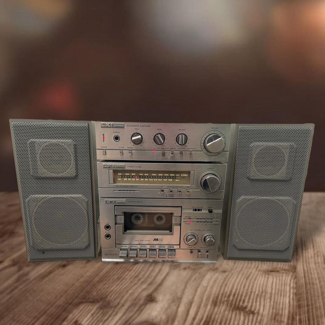 Vintage Chrome Audio LXI Series Cassette Tape Player Compact Stereo ...