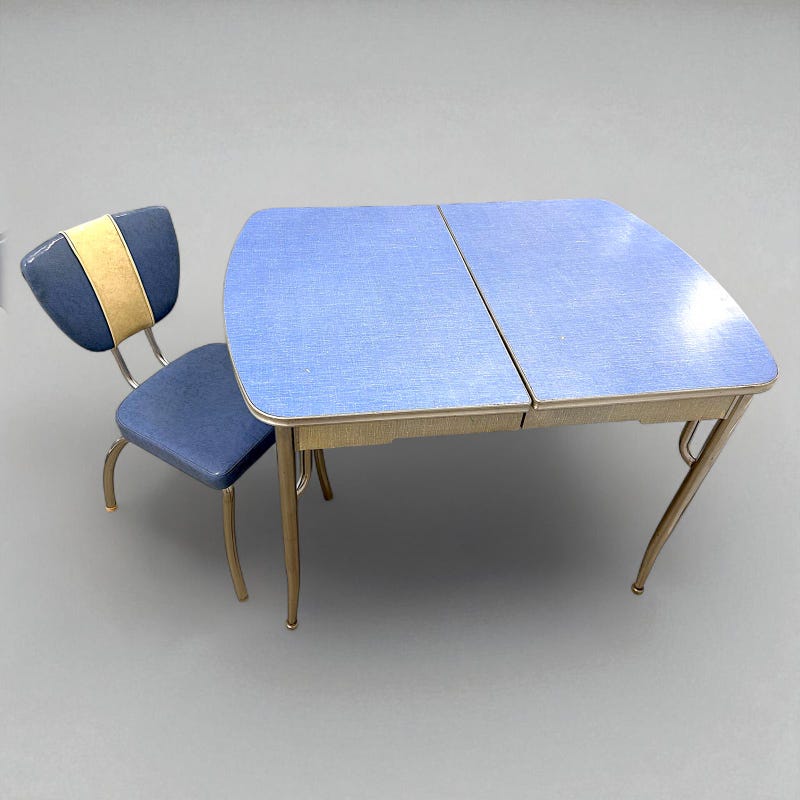 Formica Table and Chair - Etsy