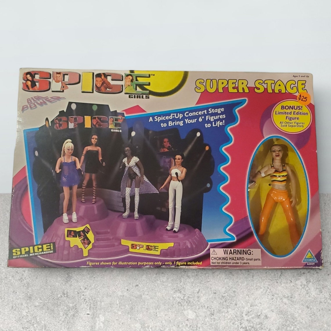 New Old Stock Spice Girls Super Stage Toymax Unopened 1990s Collectible ...