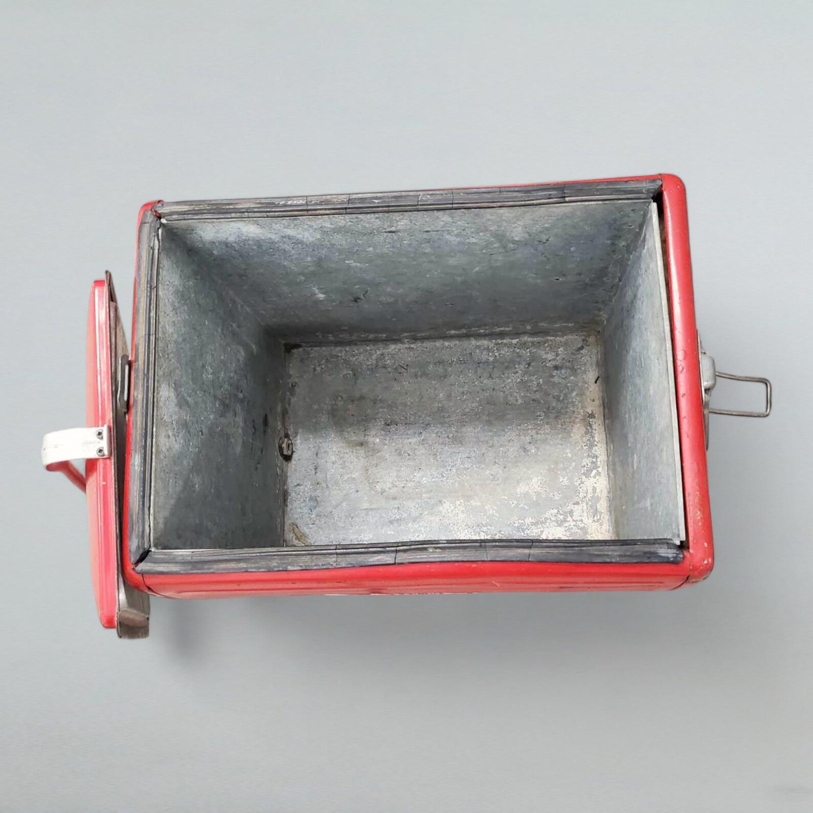 Vintage 1950s Coca Cola Metal Soda Pop Cooler Ice Chest Collectible ...