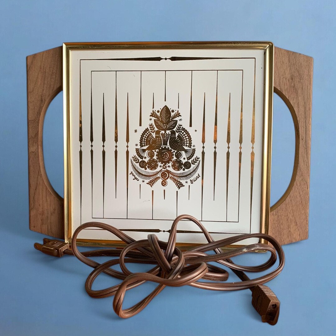 Georges Briard MCM Hot Tray Warmer: 1960s Electric Server With Bird ...