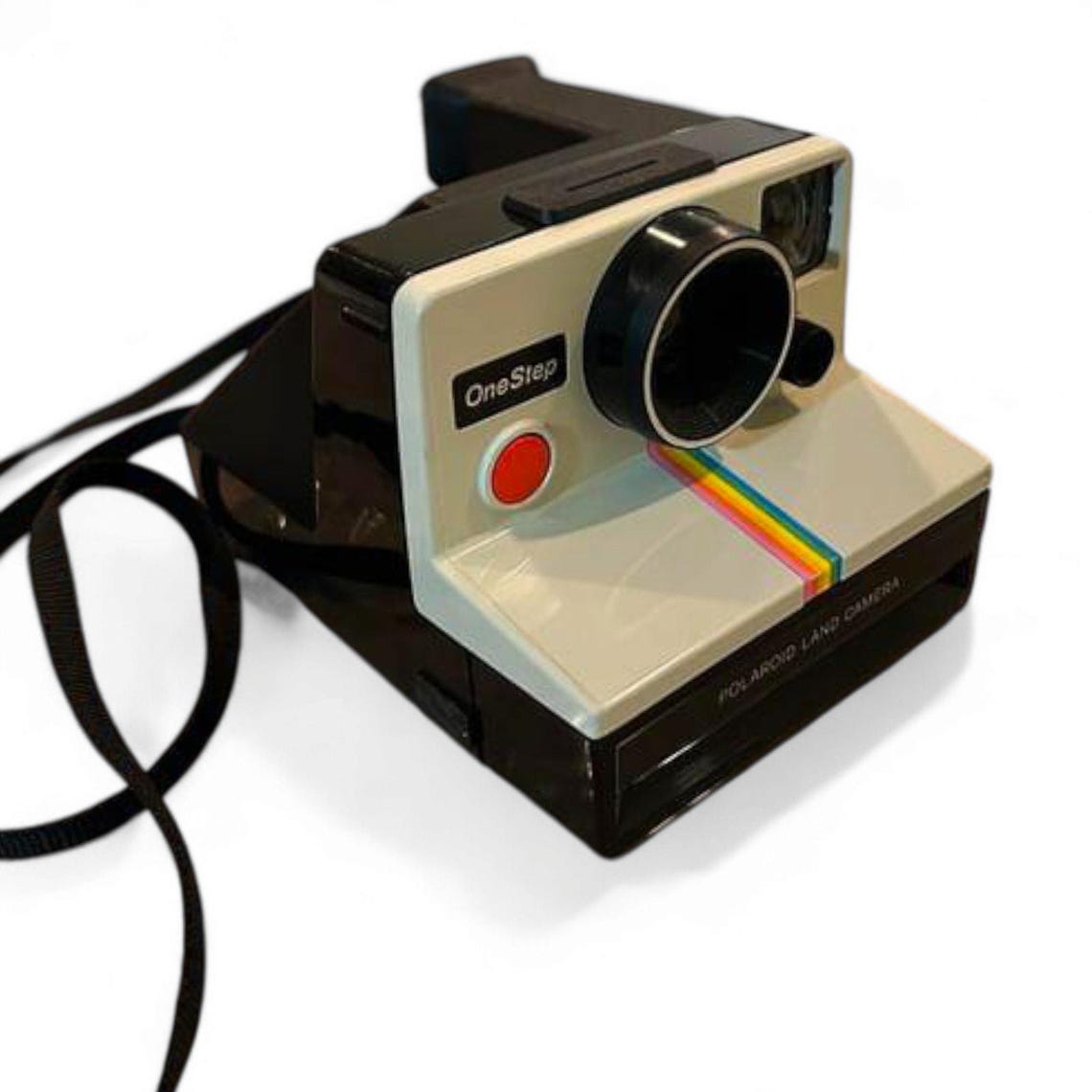 Vintage Polaroid One Step Land Camera SX-70 Rainbow Stripe BC Series ...