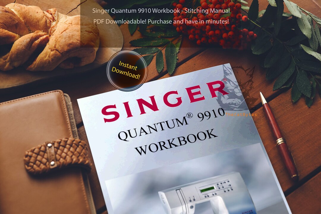 Singer Sewing Machine Manual Singer Quantum 9910 Guide PDF Instant ...