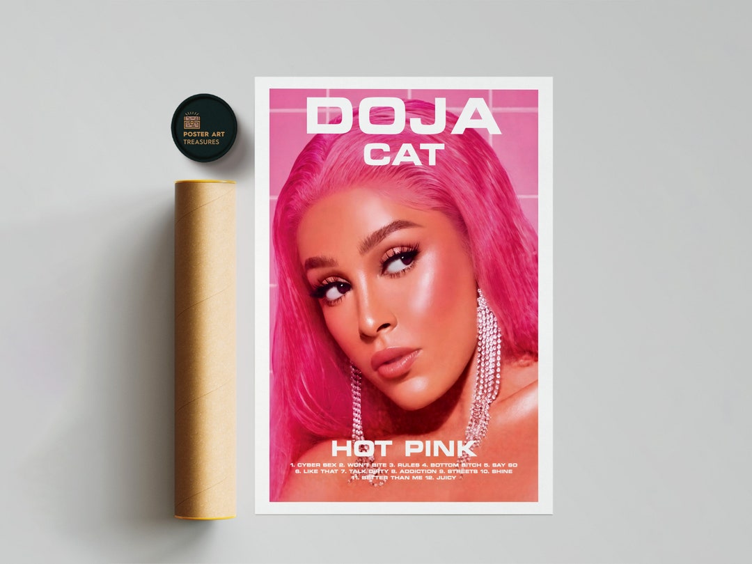 Doja Cat Hot Pink Album Poster Room Decor Music Decor Etsy Australia