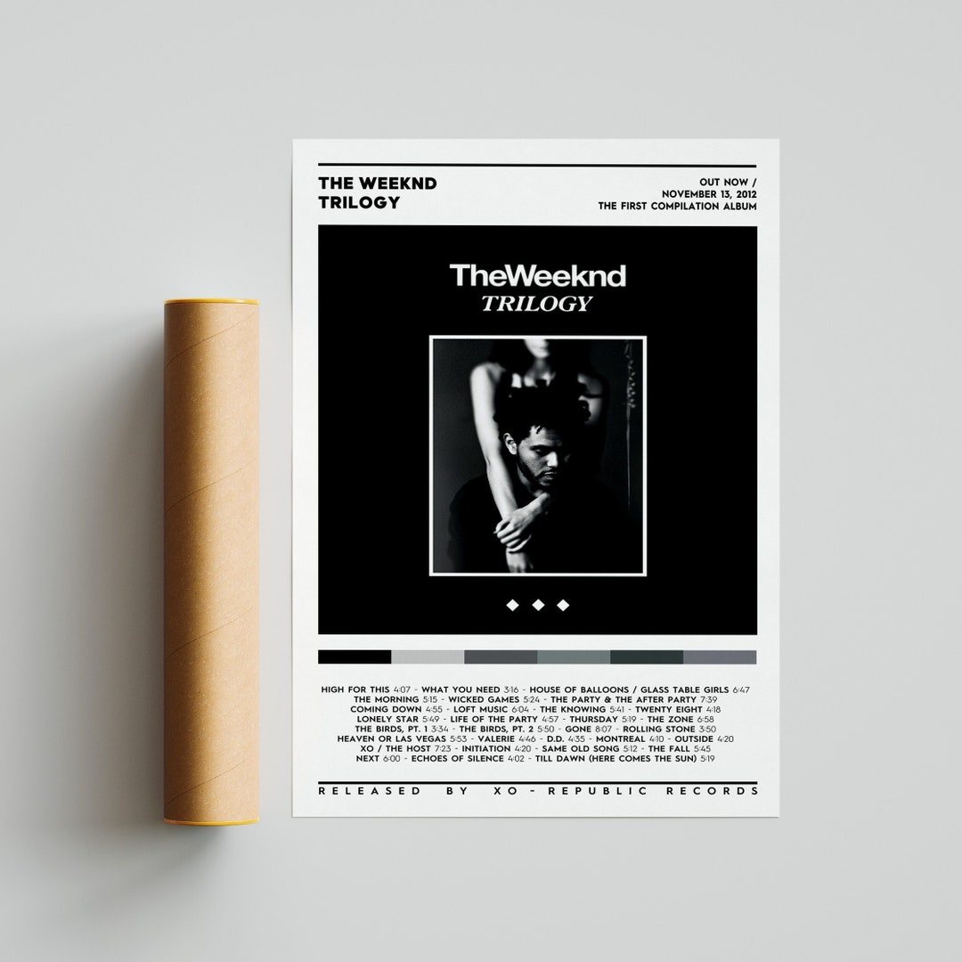 The Weeknd Trilogy Poster / Album Cover Poster / Room Decor - Etsy