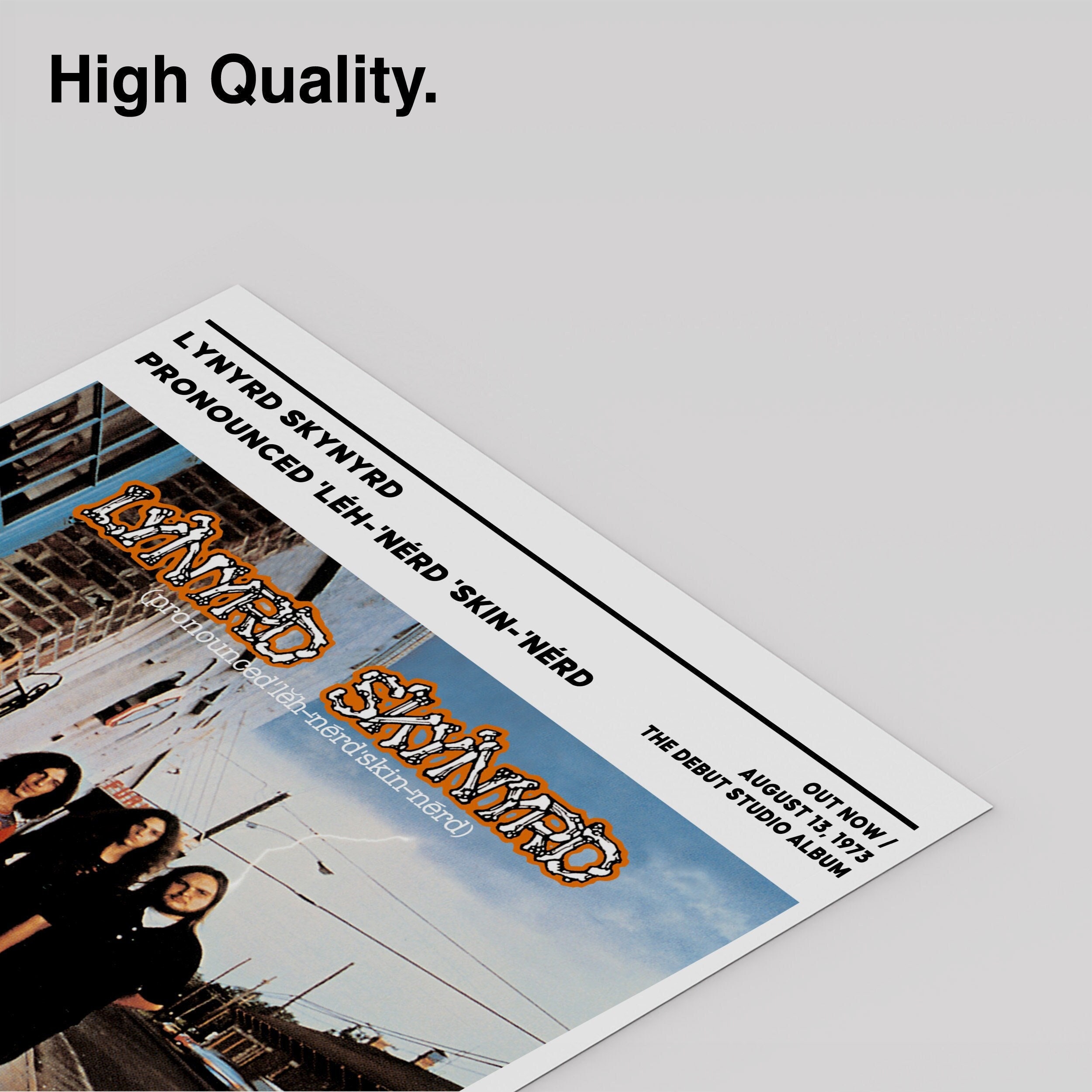 Lynyrd Skynyrd - Pronounced 'Lh-'nrd 'Skin-'nrd Poster / Album Cover ...
