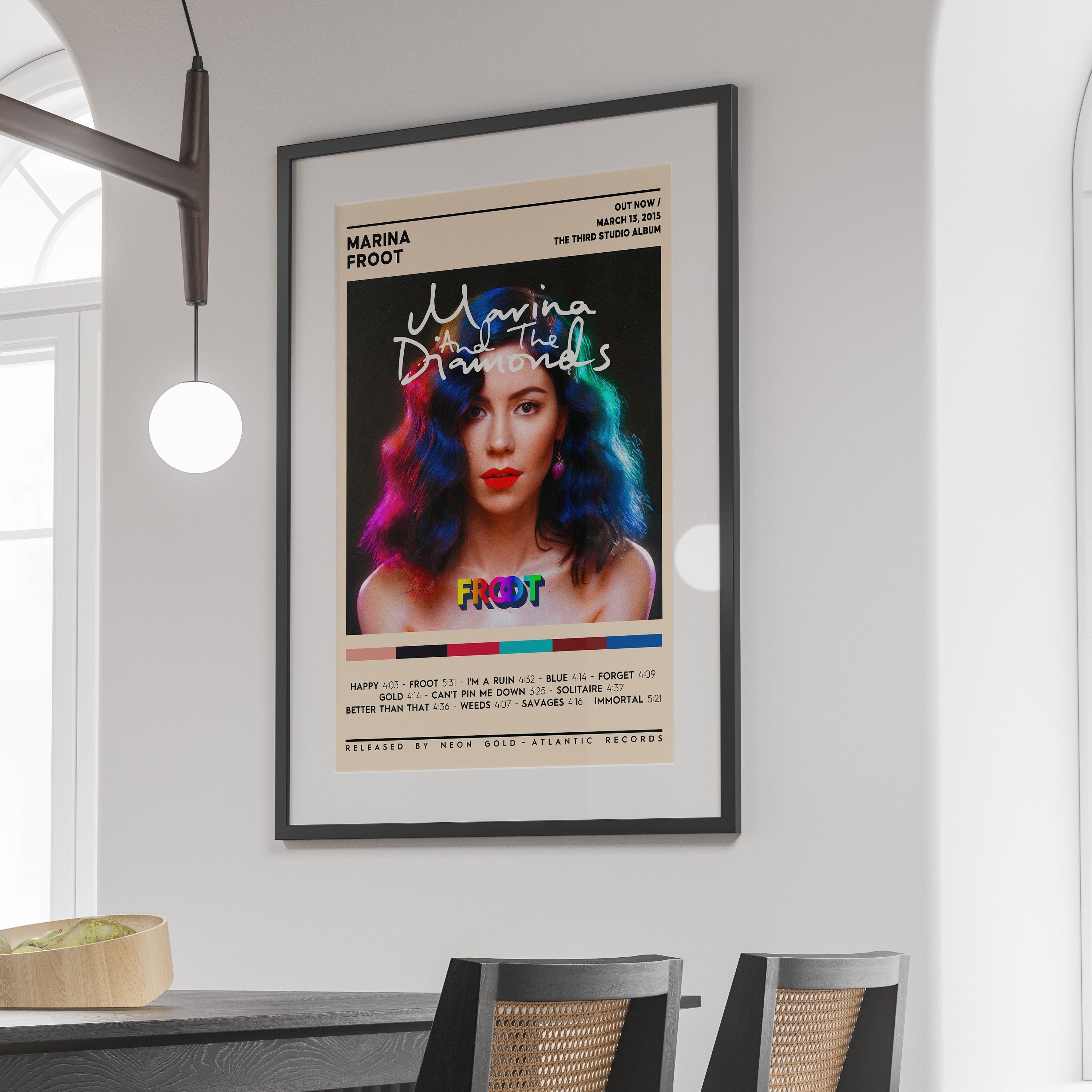 Marina Diamandis FROOT Album Poster / Album Cover Poster / - Etsy
