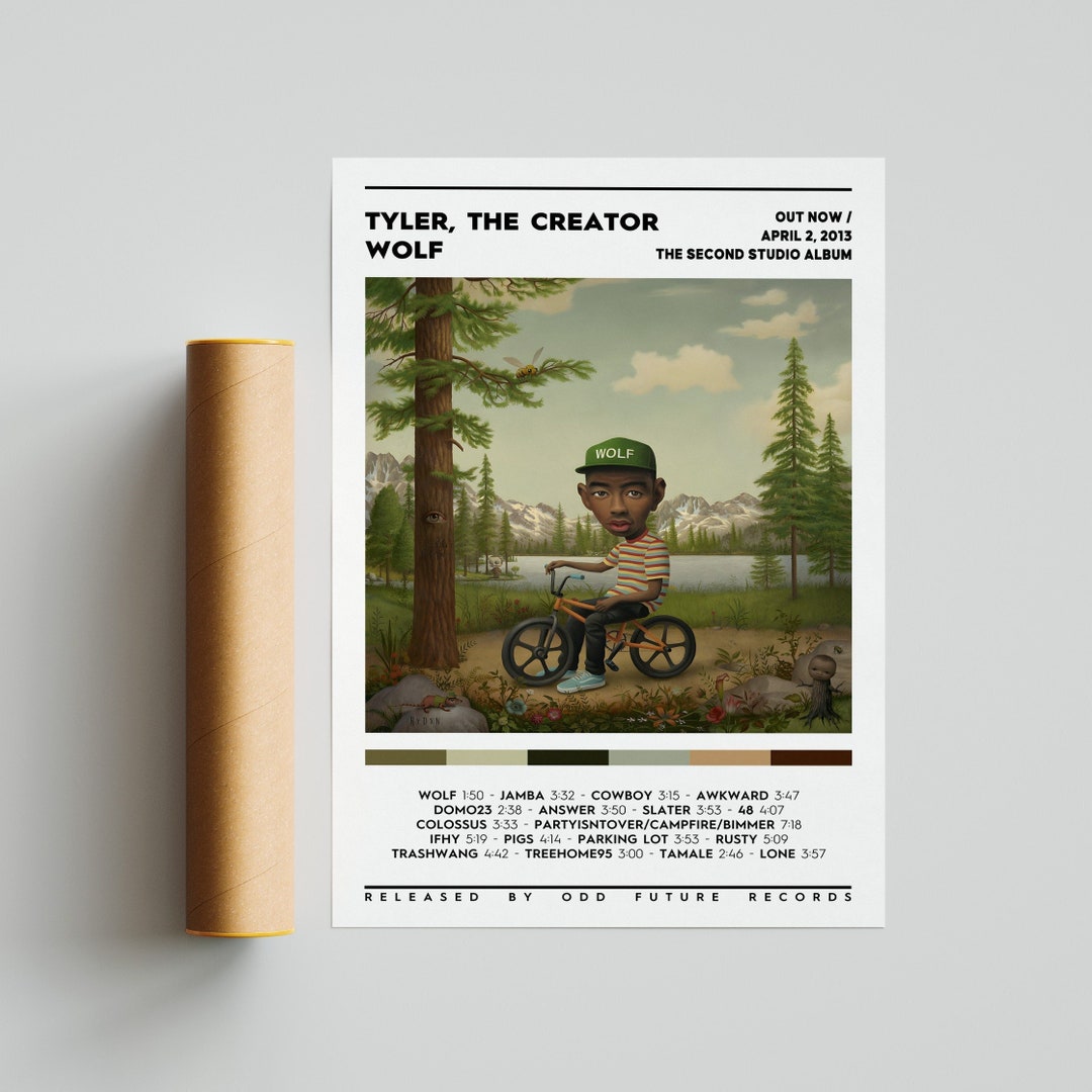 Tyler the Creator Wolf Album Cover Poster / 3 Colors 1 Price - Etsy