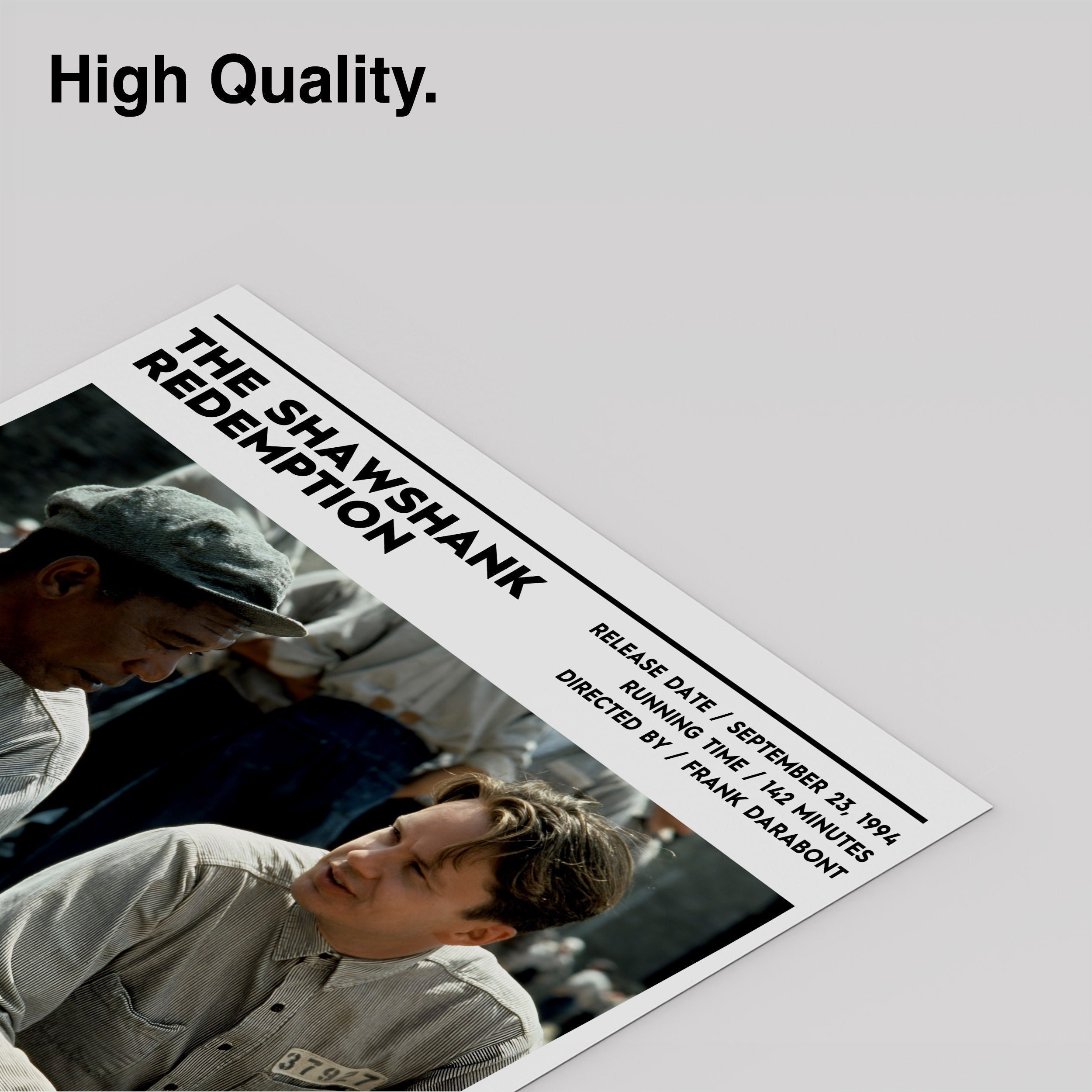 The Shawshank Redemption Movie Poster / Cult Movie Posters sold by ...