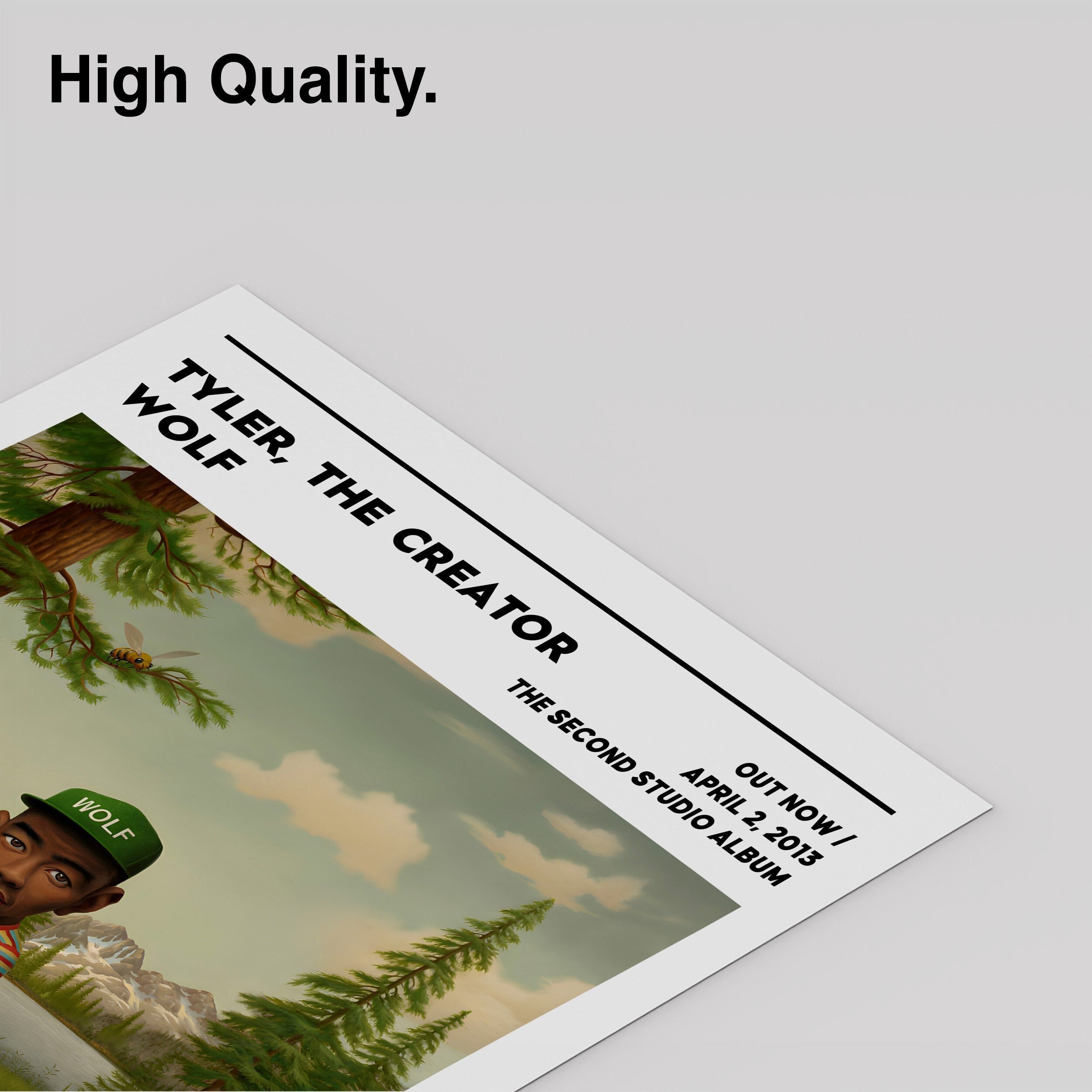 Tyler the Creator Wolf Album Cover Poster / 3 Colors 1 Price - Etsy