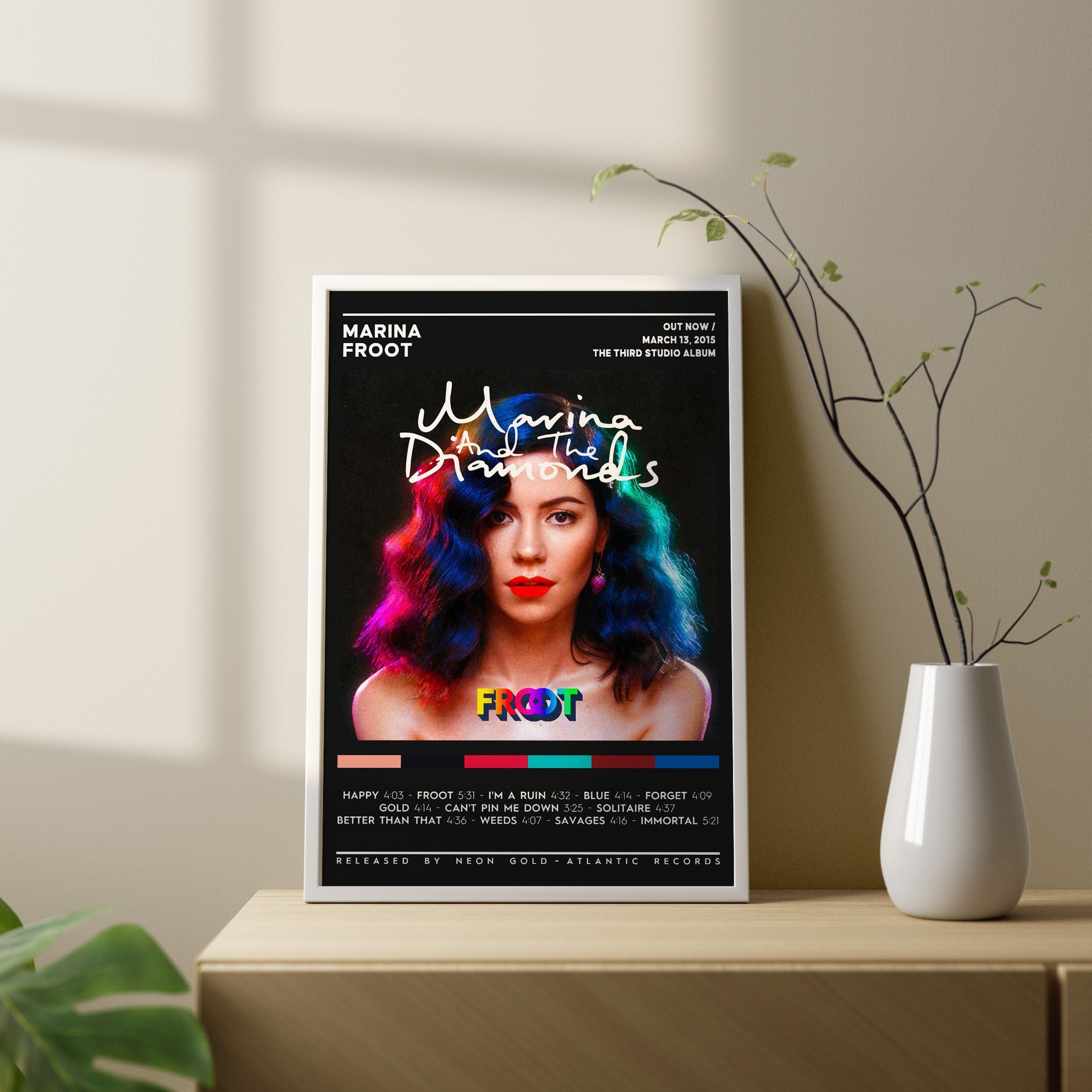 Marina Diamandis FROOT Album Poster / Album Cover Poster / - Etsy