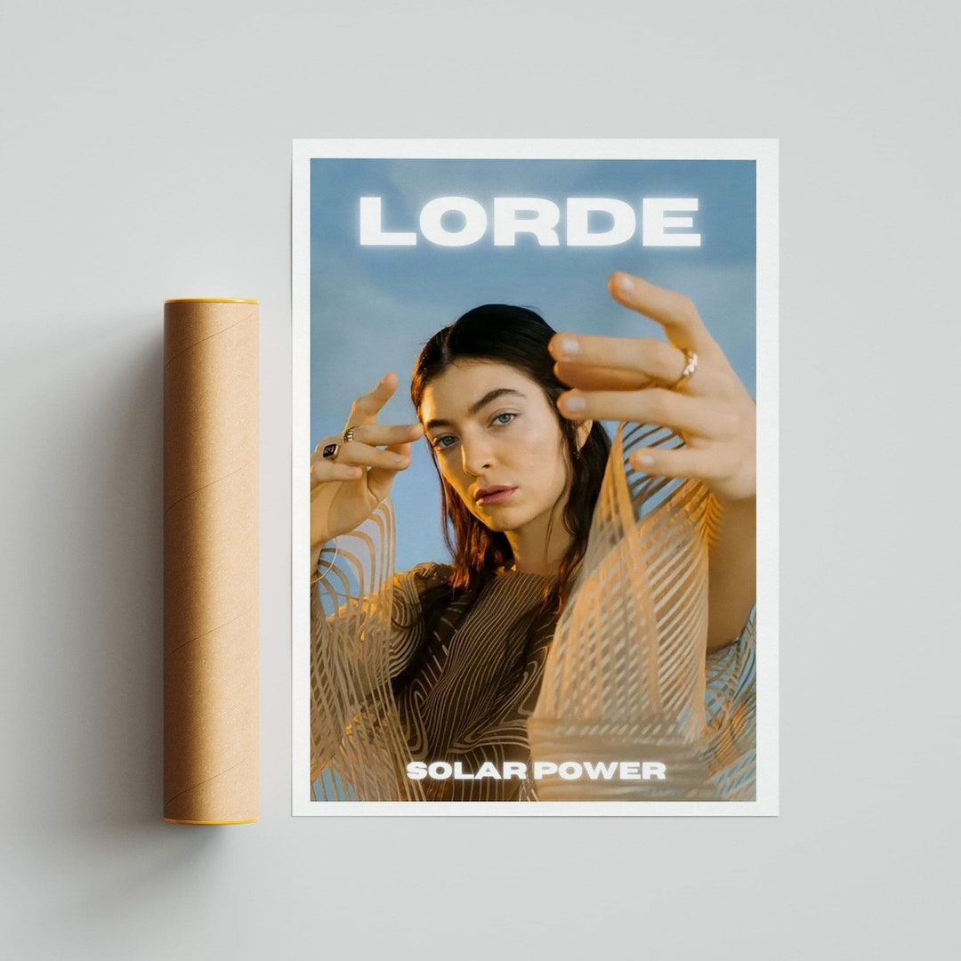 Lorde Solar Power Album Poster / Room Decor / Music Decor / - Etsy Hong Kong