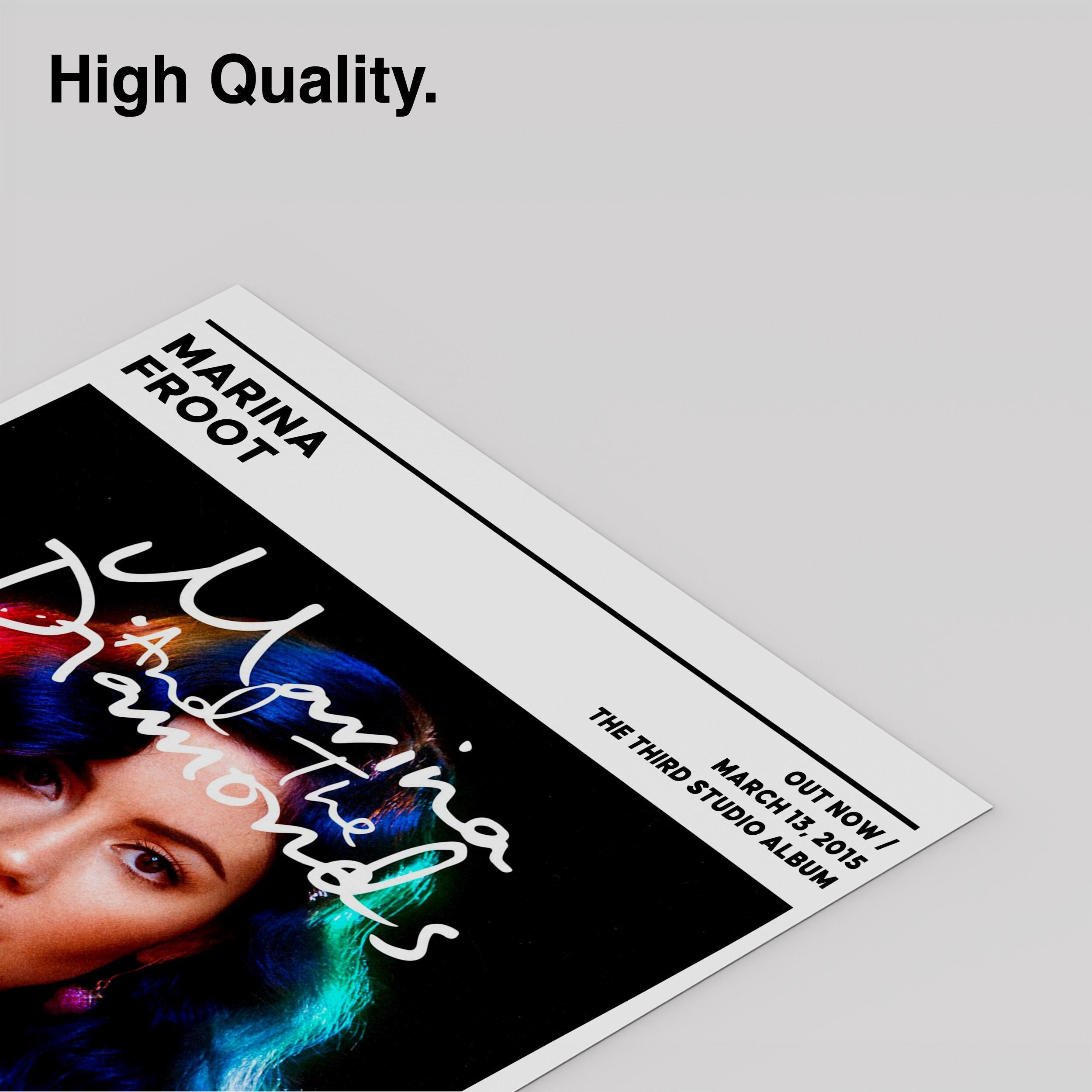 Marina Diamandis FROOT Album Poster / Album Cover Poster / - Etsy