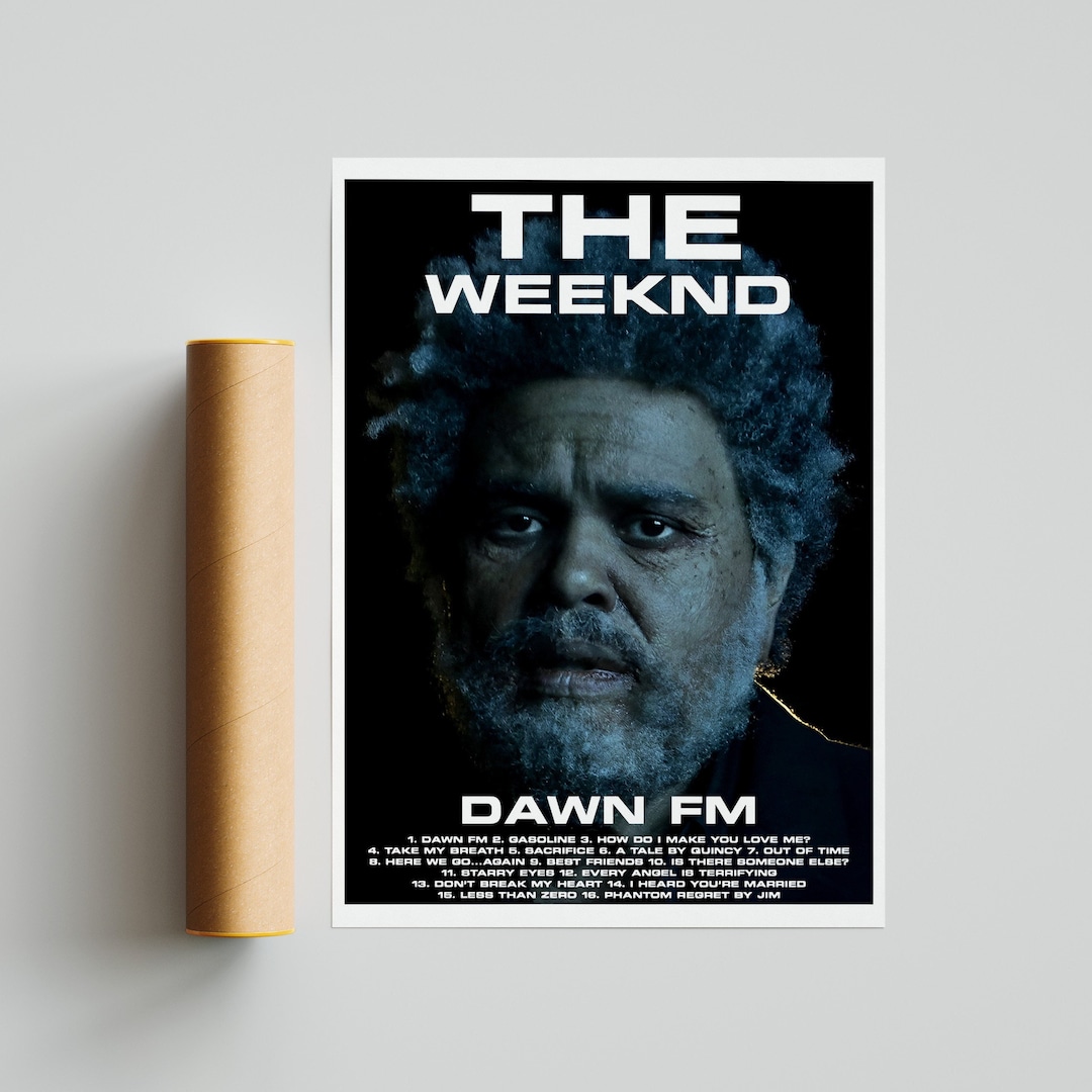The Weeknd Dawn FM Album Poster / Room Decor / Music Decor / - Etsy