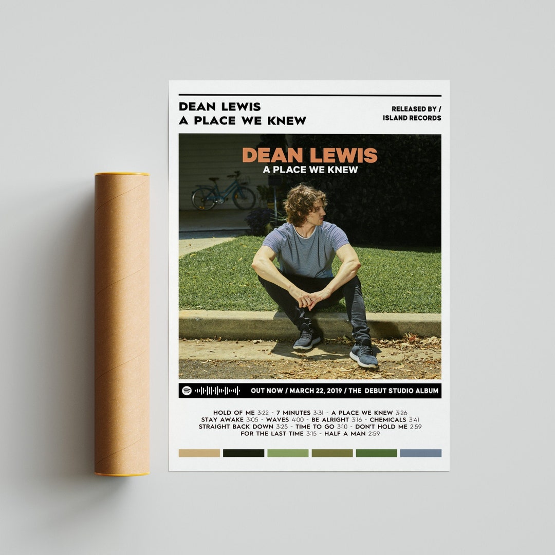 Dean Lewis A Place We Knew Album Poster / Album Poster / - Etsy Hong Kong
