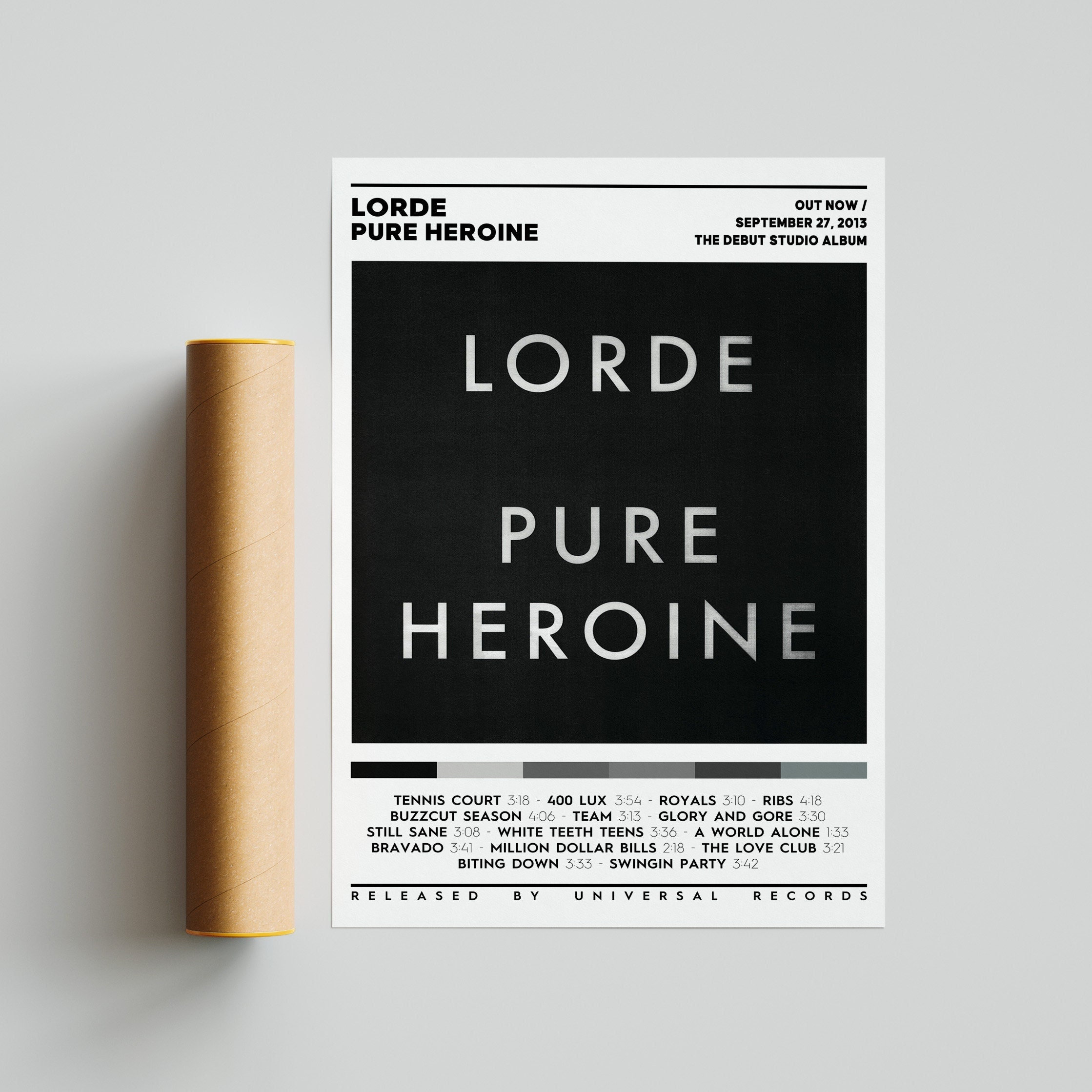 Lorde Pure Heroine Tracklist