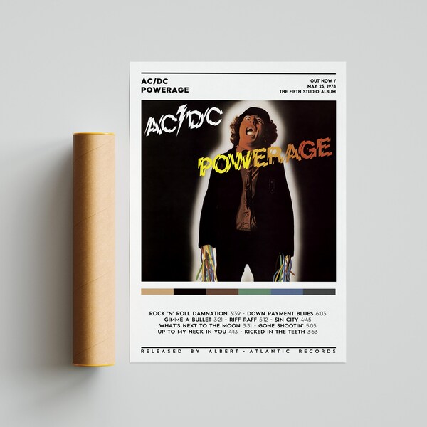 Acdc Album Cover Art - Etsy