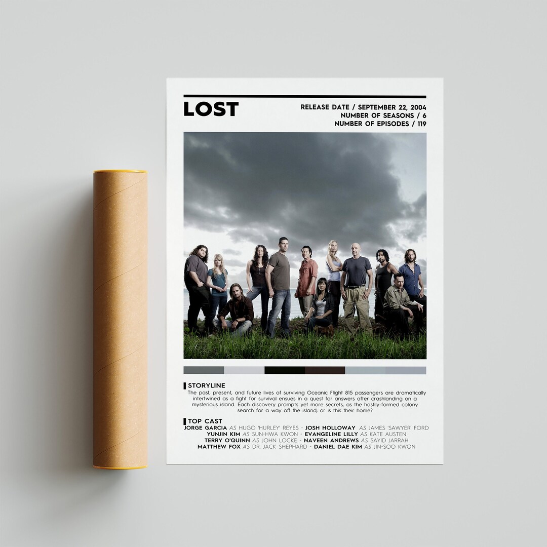Lost TV Show Poster / 3 Colors 1 Price / TV Show Poster / - Etsy