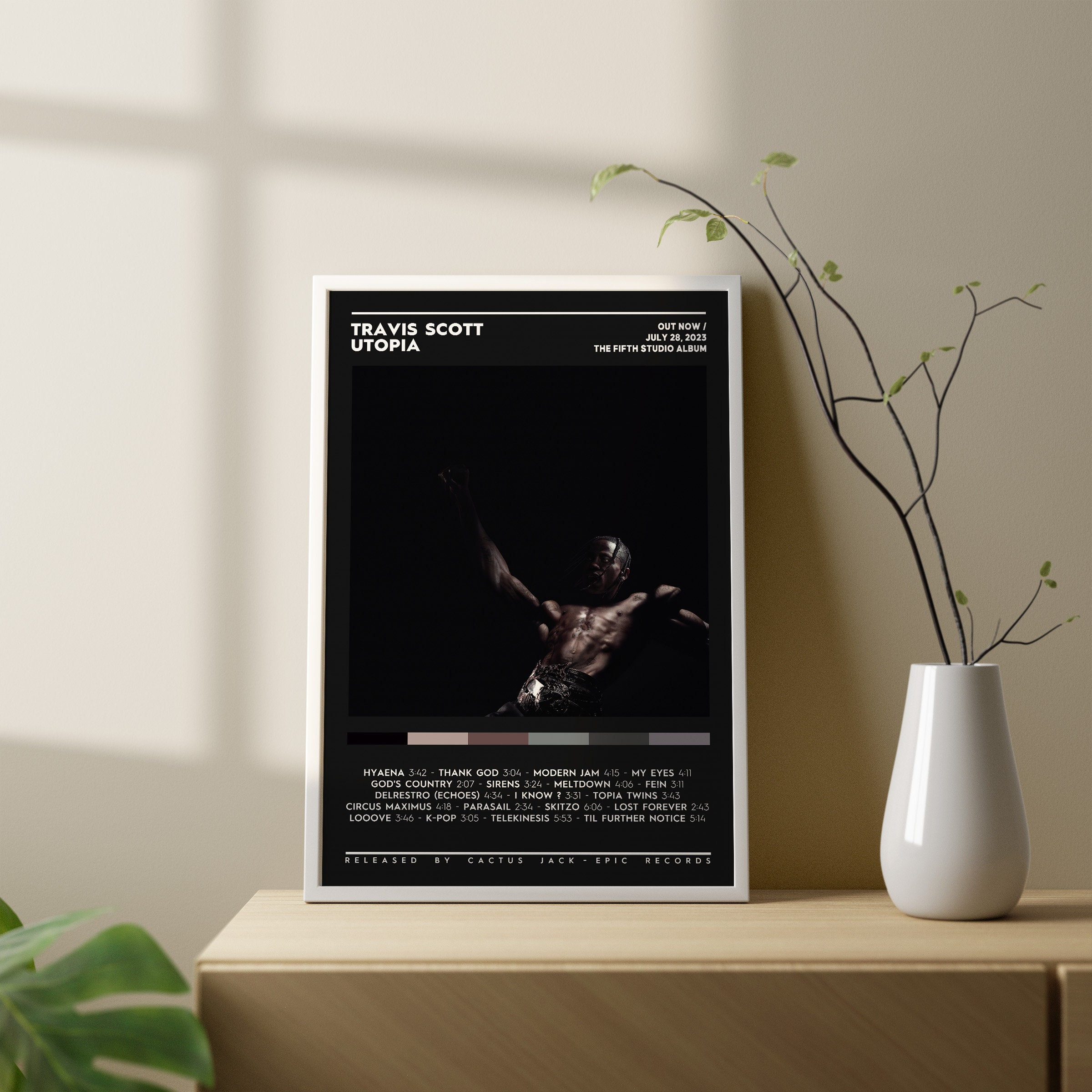 Travis - UTOPIA Album Poster / Album Cover Poster sold by Resistant Imp ...