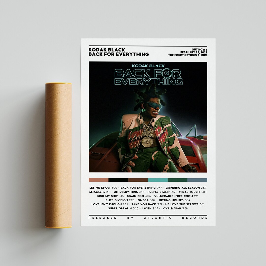 Kodak Black Back for Everything Album Posters / Album Cover - Etsy Hong ... Kodak Black Back for Everything Album Posters / Album Cover - Etsy Hong ...