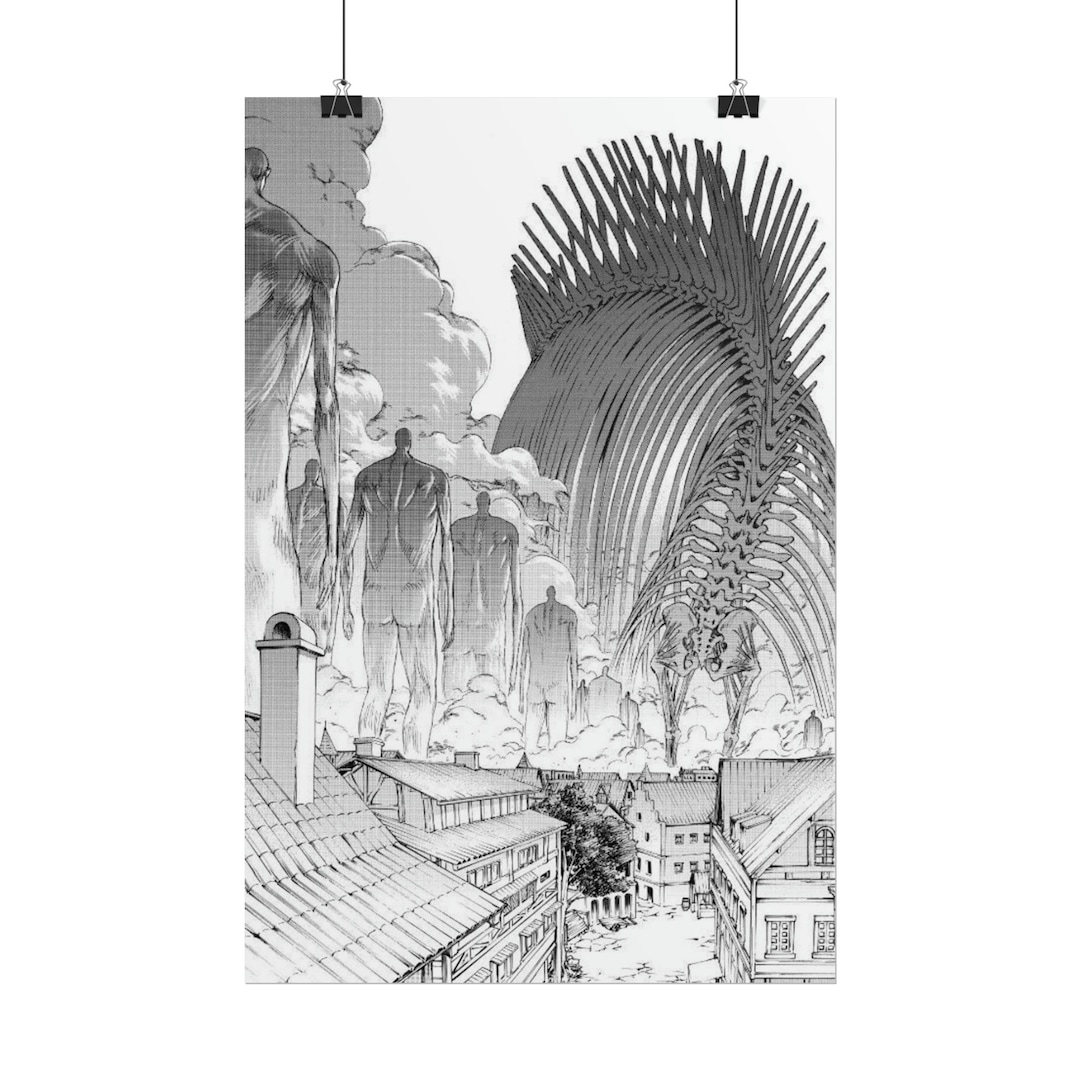 Attack on Titan Poster Founding Titan Artwork Home Decor - Etsy