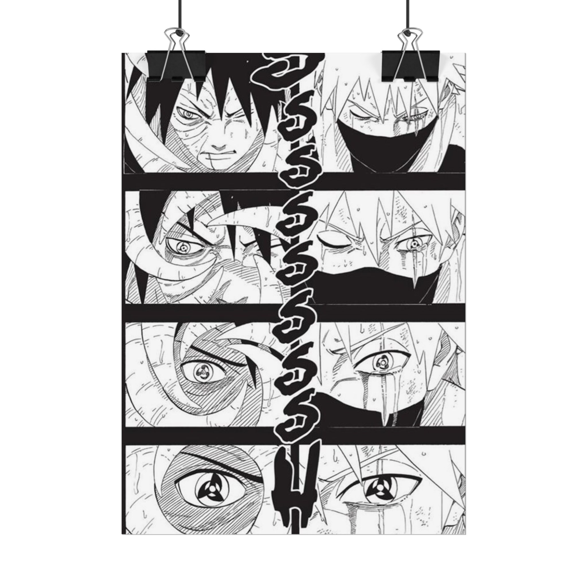 Obito/kakashi Obtain MS Manga Panel Poster Room Art Wall Art - Etsy