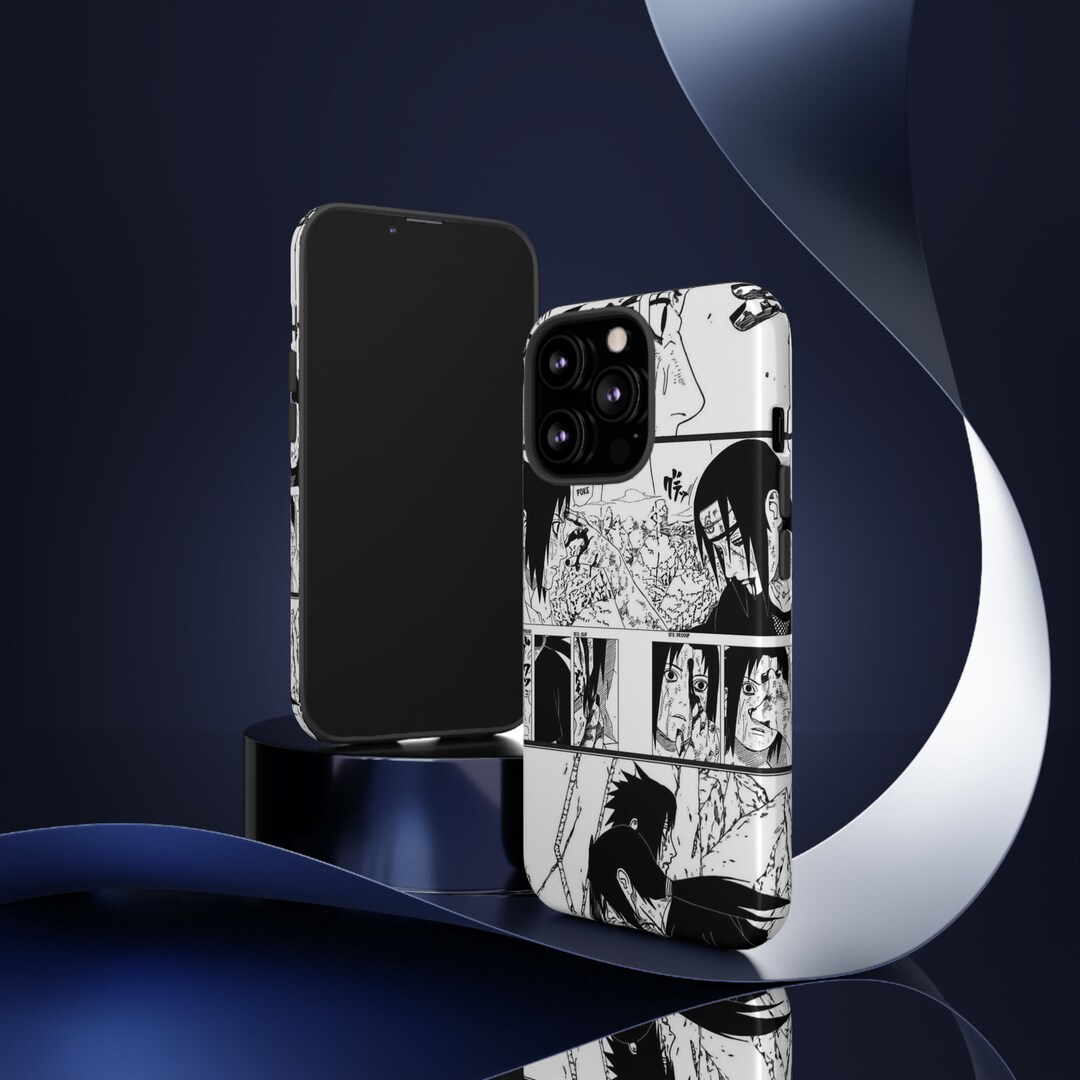 Itachi Sasuke Final Battle Manga Panel PHONE CASE Anime - Etsy