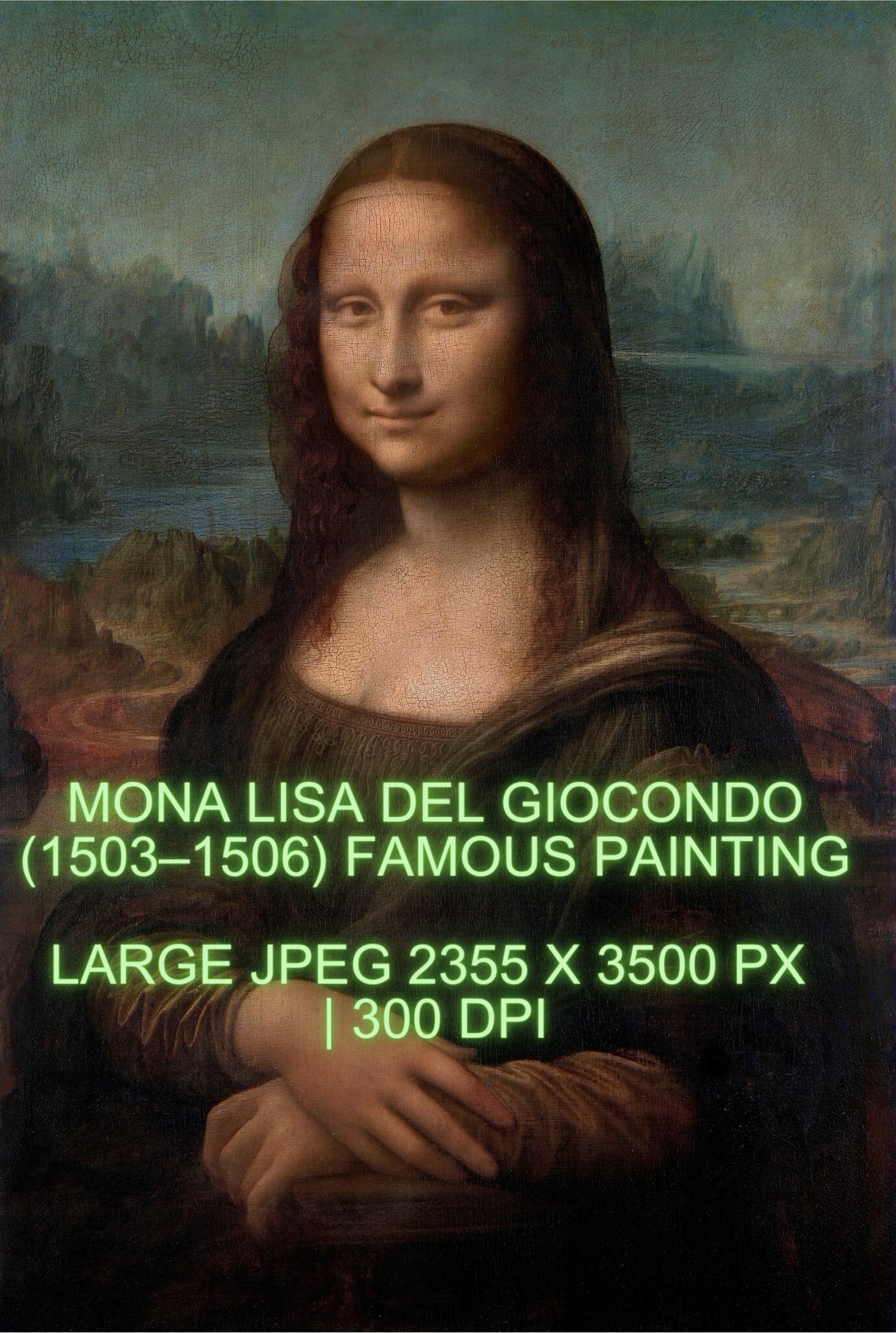 Mona Lisa High Quality Pictures for Posters Printable Download High ...