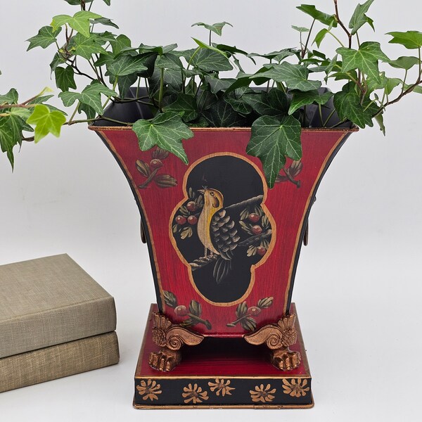 Tole Cachepot - Etsy