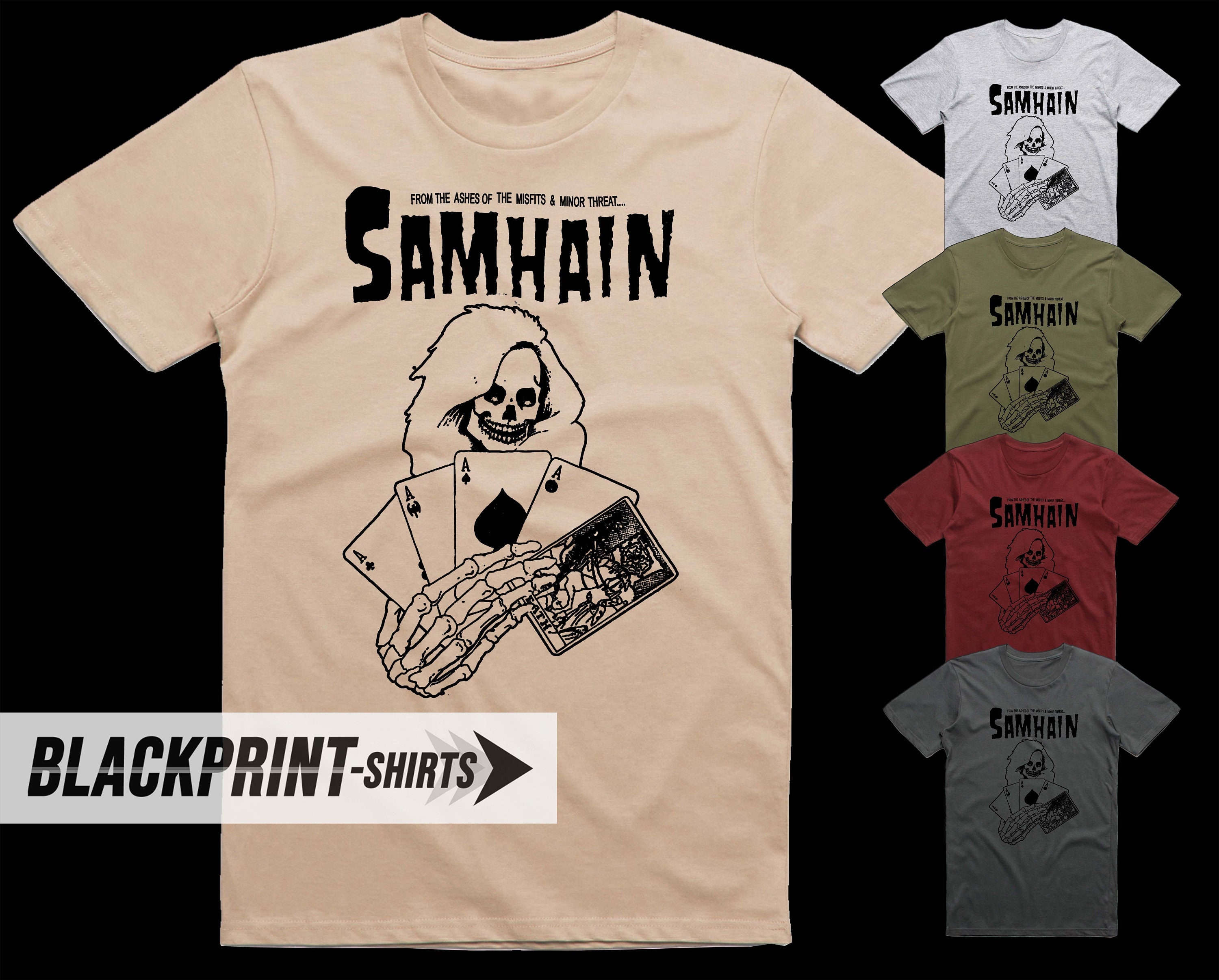 Samhain V1 T Shirt Cotton Men's All Sizes S-5XL 18 Colors Poster Band ...