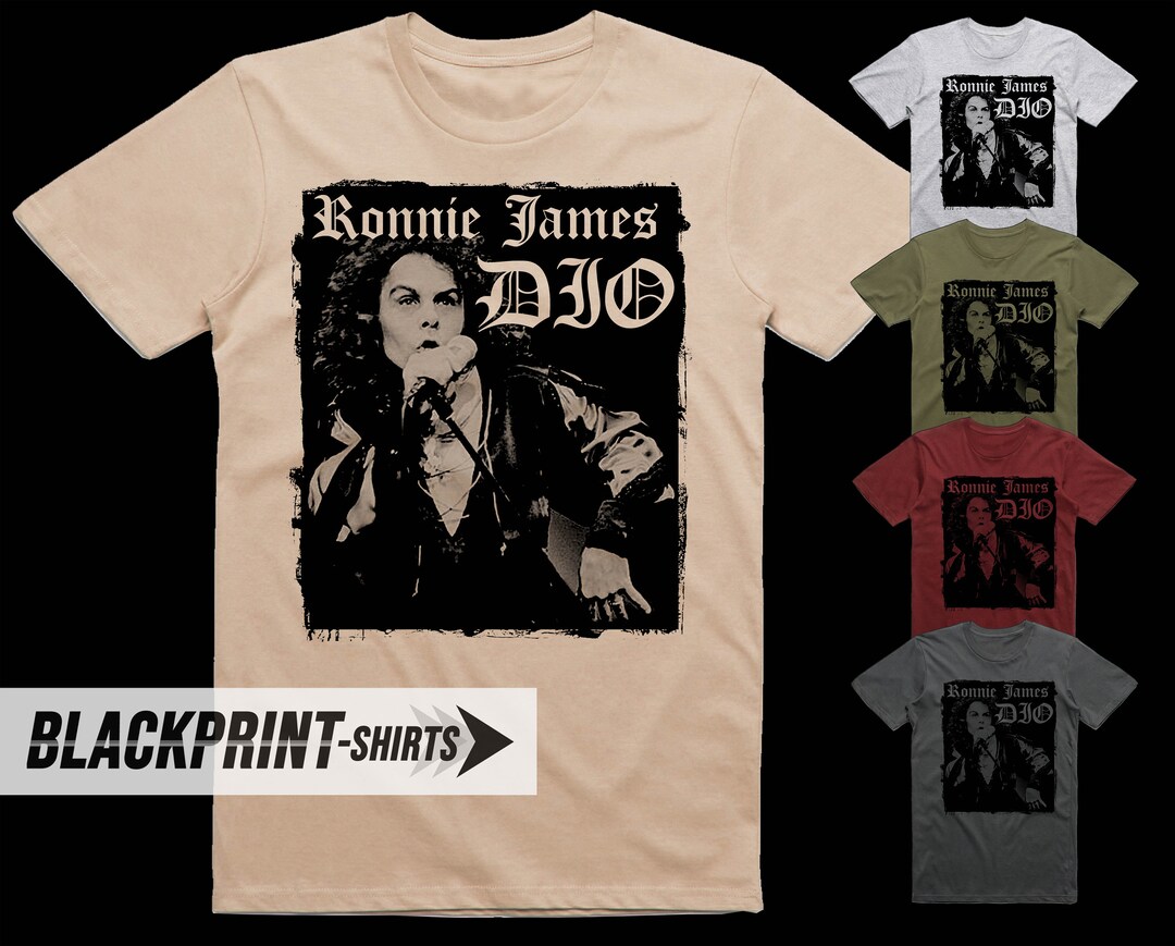 Dio V1 T Shirt Cotton Men's All Sizes S-5XL 18 Colors Band Poster Album ...
