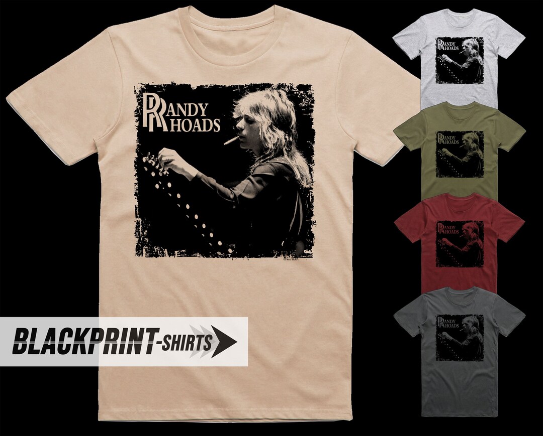 Randy Rhoads V2 T Shirt Cotton Men's All Sizes S-5XL 18 Colors Poster ...