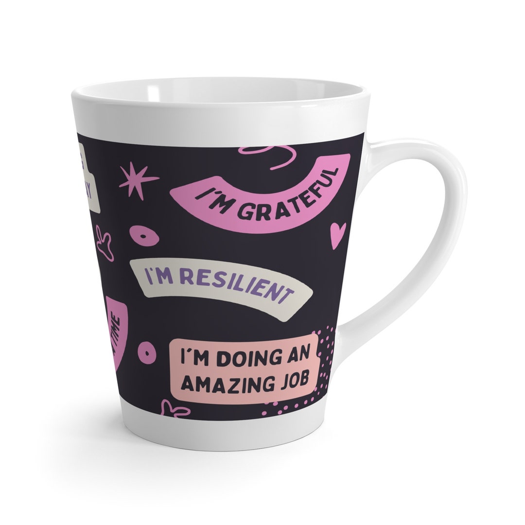 Everyday Positivity Mug, Drinkware, Latte Mug, Special Cup, Ceramic Mug ...