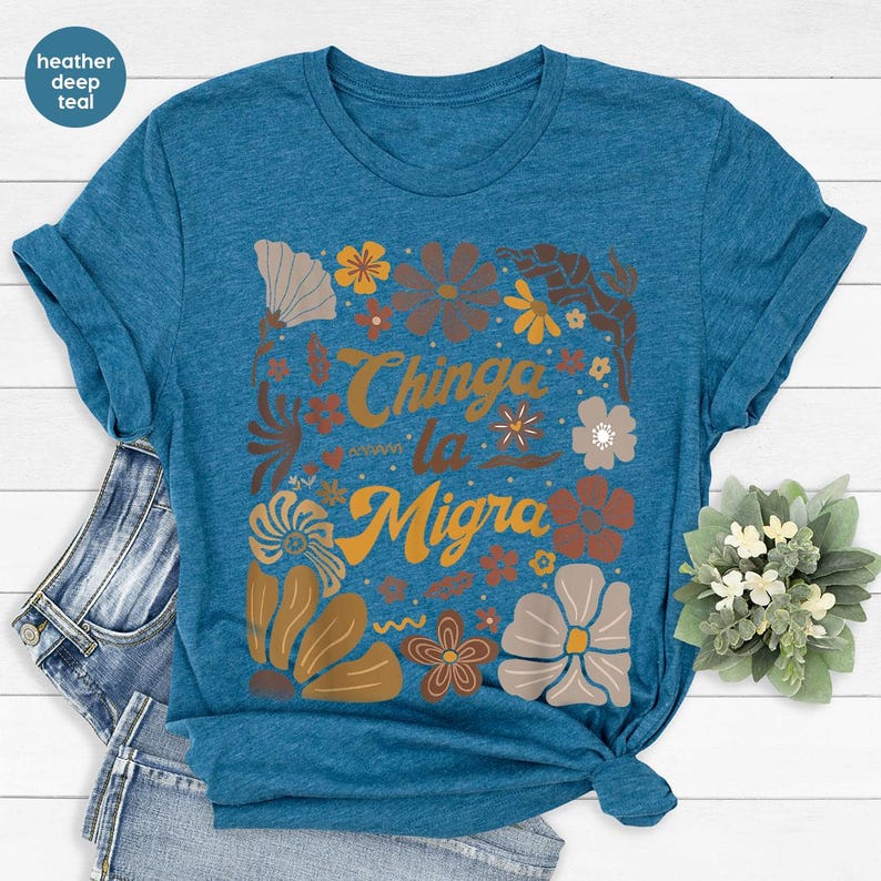 Chinga La Migra Protest Shirt, Immigrant Rights, Abolish Ice Shirt ...