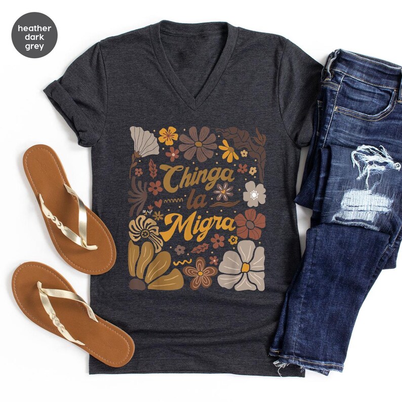 Chinga La Migra Protest Shirt, Immigrant Rights, Abolish Ice Shirt ...