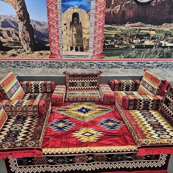 Afghan Toshak Floor Pillows - Etsy