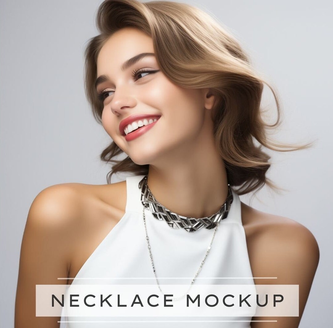 Necklace Mockups, Jewelry Mockup, Necklace Display, High Quality ...