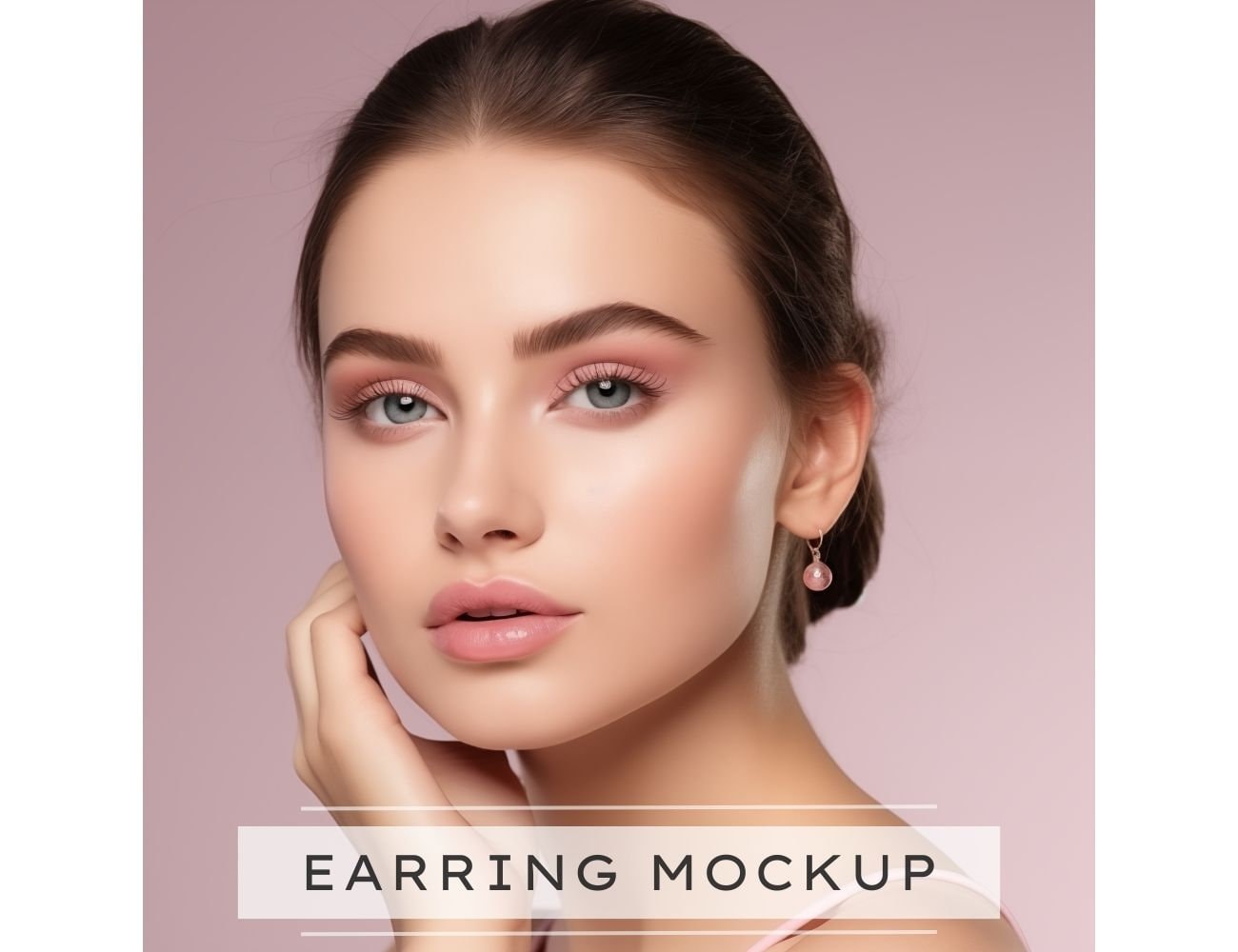Earring Model Mockup, Earring Display Model, Earring Jewellery Mockups ...