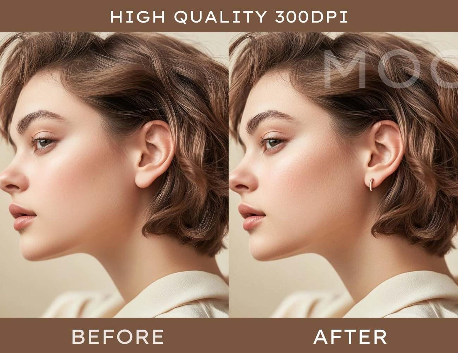 30 Earring Model Mockups Bundle, High-quality Jewelry Display ...