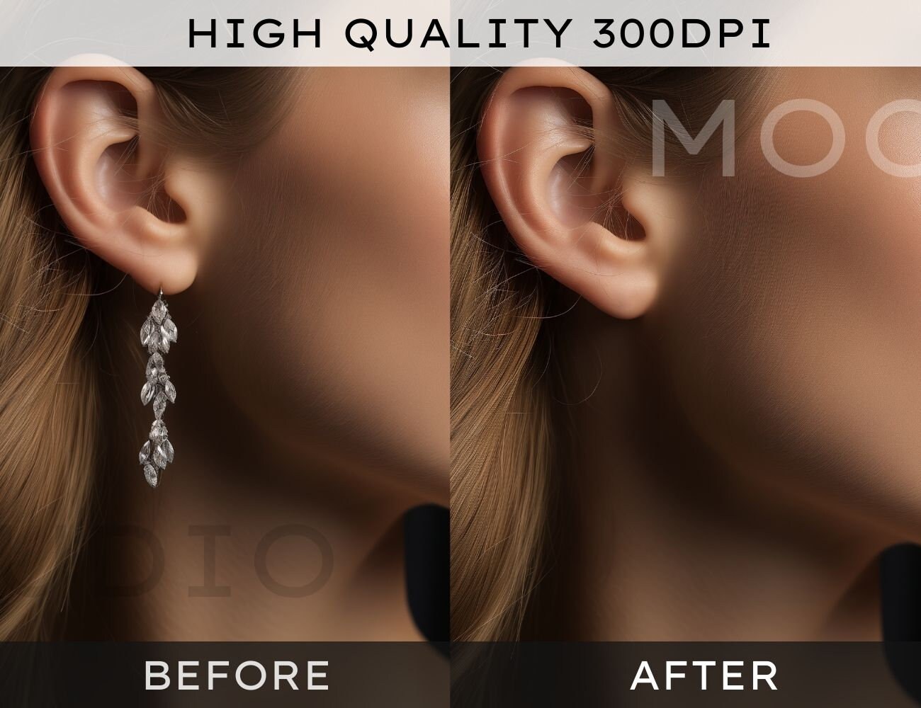 Earring Mockup, Earring Display Model, Earring Jewellery Mockups, High ...