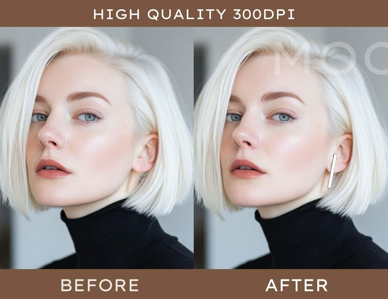 30 Earring Model Mockups Bundle, High-quality Jewelry Display ...