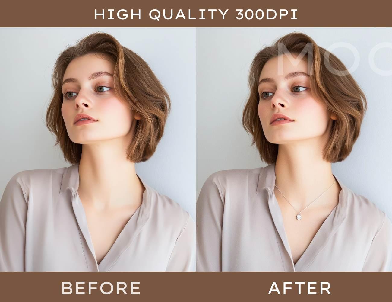 14 Necklace Mockups Bundle, Necklace Models, Jewelry Mockups, High ...