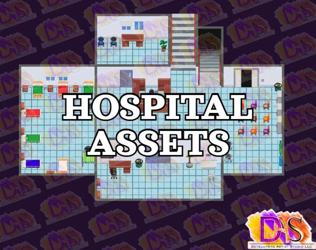 Pixel Art Hospital Assets – 32x32 Game Icons & Tiles - Etsy