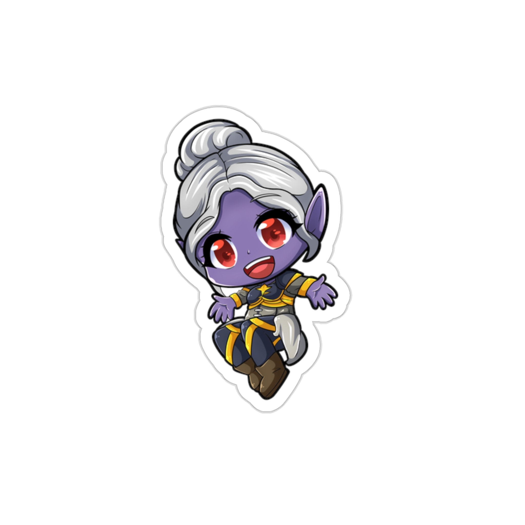 Chibi Minthara Sticker Baldurs Gate 3 Fan Art Etsy