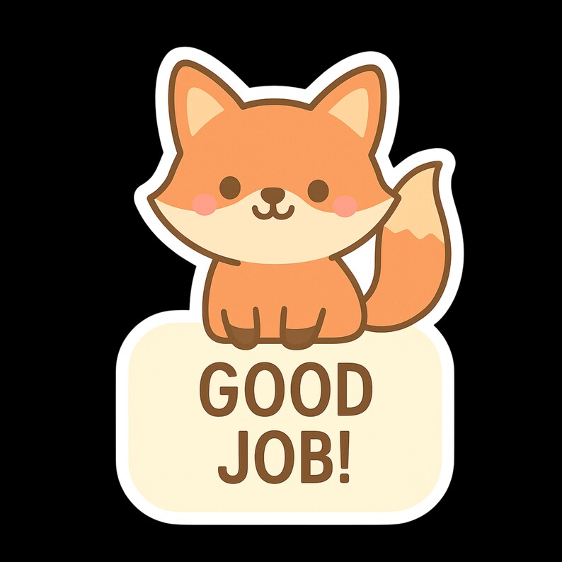Reward Sticker for Kids – Positive Encouragement | Printable PNG + PDF ...