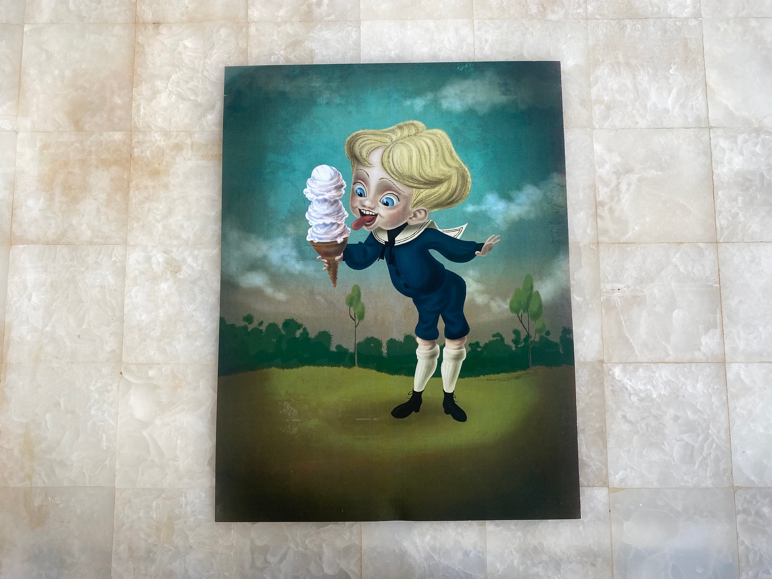 Boring Blue Boy Set / Very Bored Blue Boy Coraline Poster - Etsy